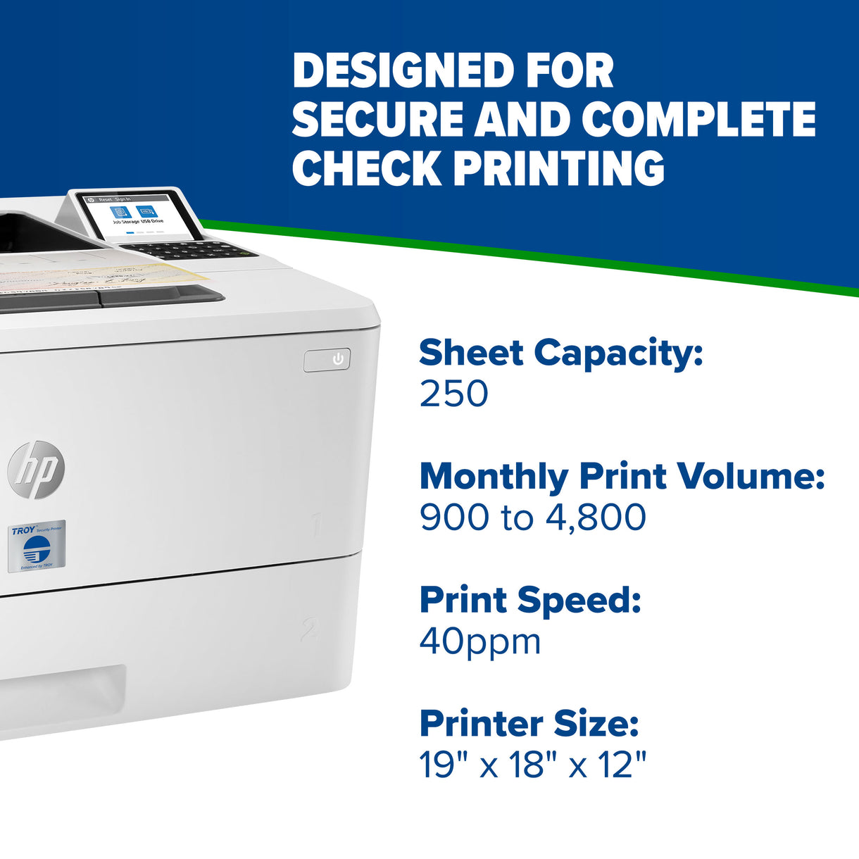 TROY M406dn MICR Printer | TROY Group