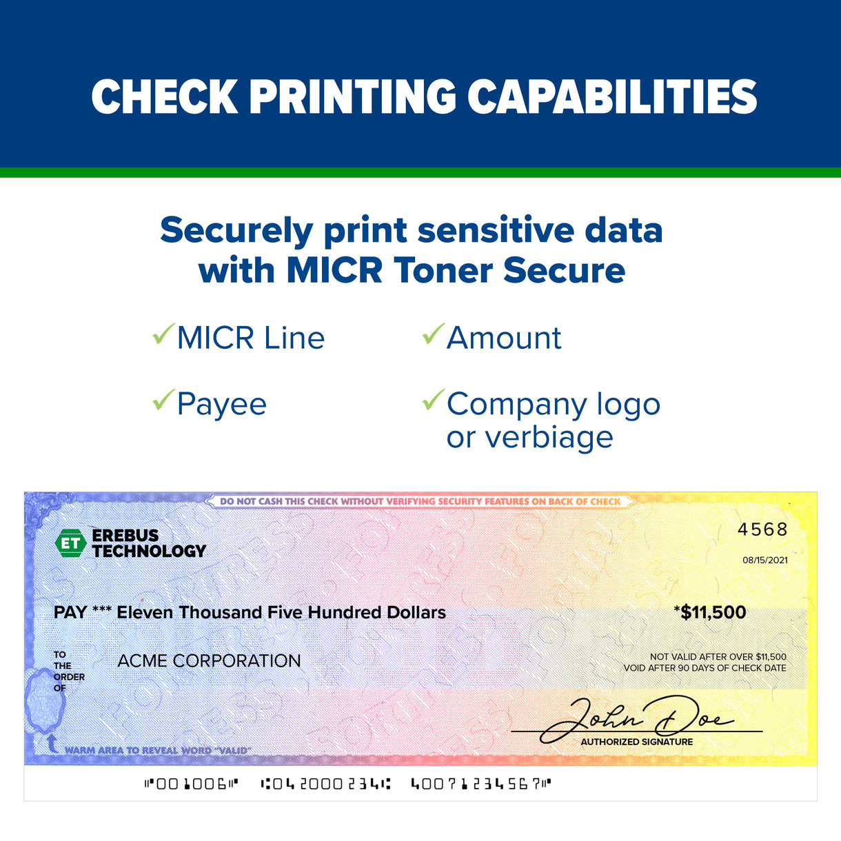 TROY HP M406dn MICR Printer | TROY Group