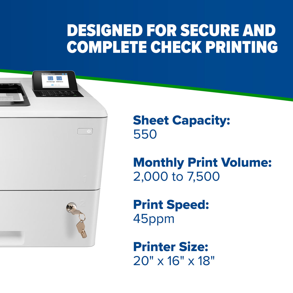 TROY M507edn MICR Secure Printer | TROY Group