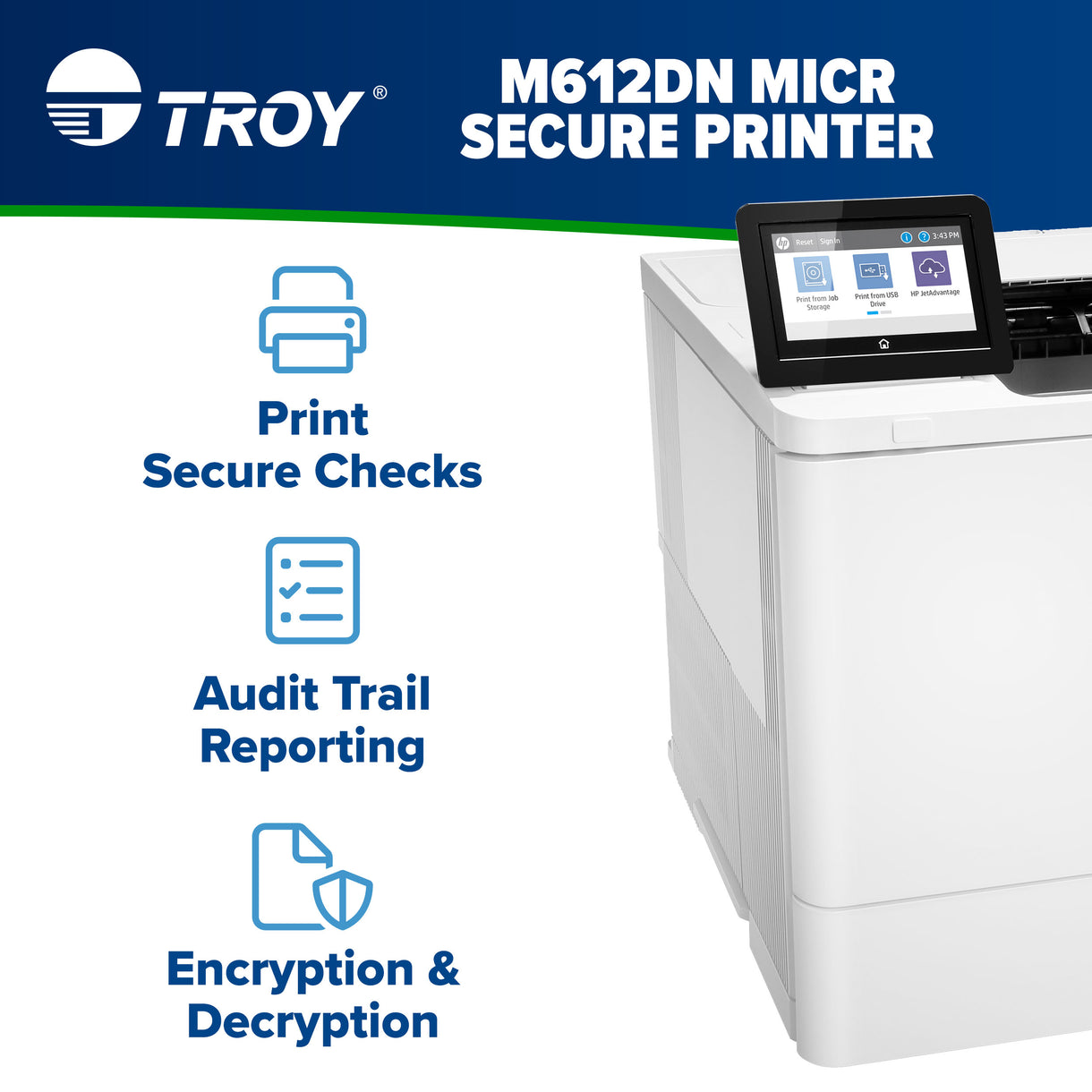 TROY M612edn MICR Secure Printer – TROY Group