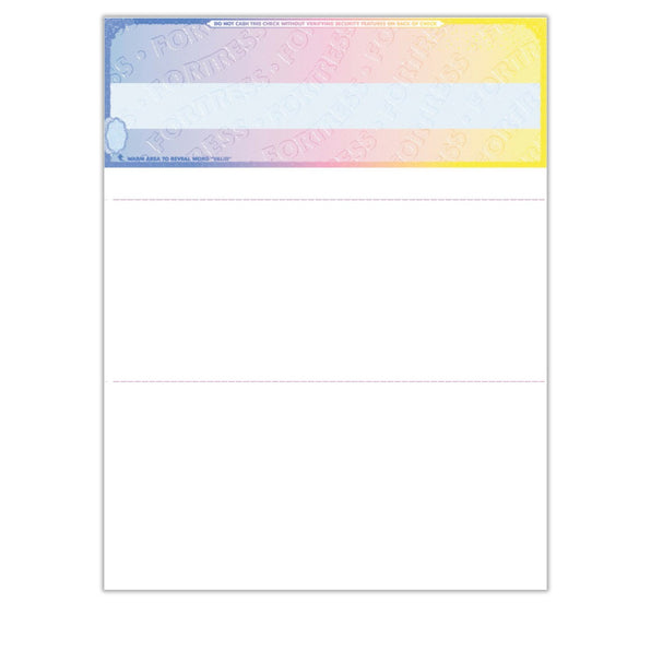 Blank Check Paper Top | TROY Group